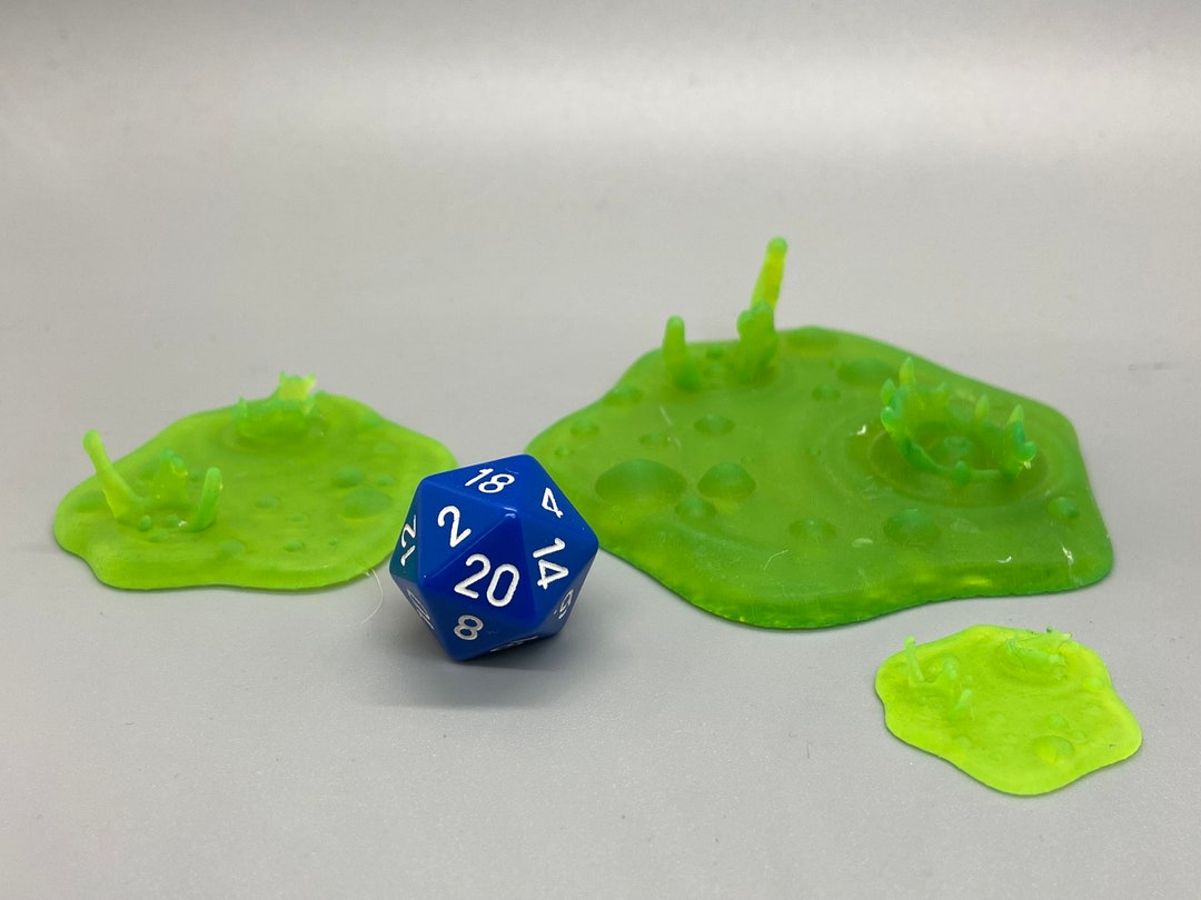 Acid Puddle (various Sizes) / Spell Effect / Dungeons and Dragons / Dnd ...