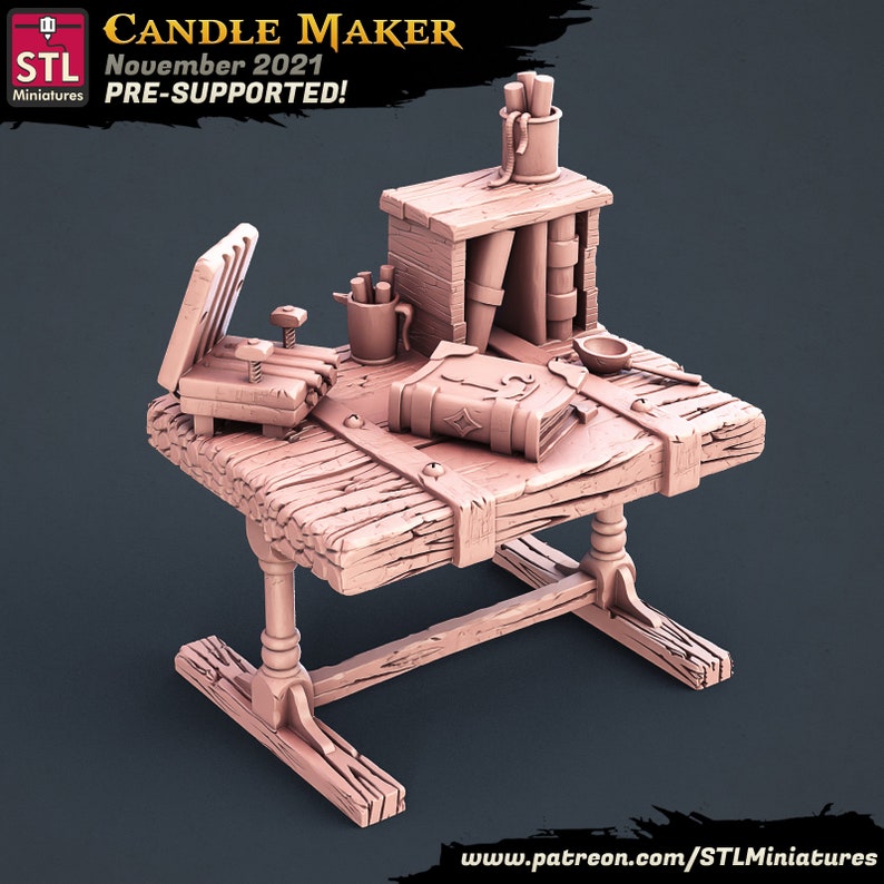 Candlestick Maker Set (1 Character, Plus Tons Waxy, Drippy Scatter ...