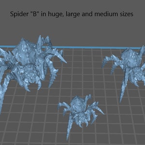 Giant Spiders (3 Sculpts) / Dnd / 5e / Pathfinder / Medium, Large, or ...