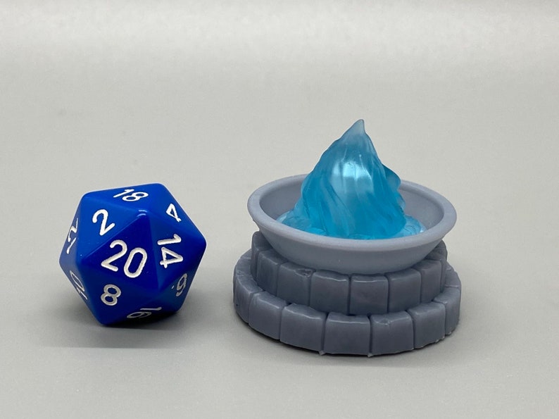 LED Brazier With Fire (fire Printed With Clear Resin) / Dungeons and ...