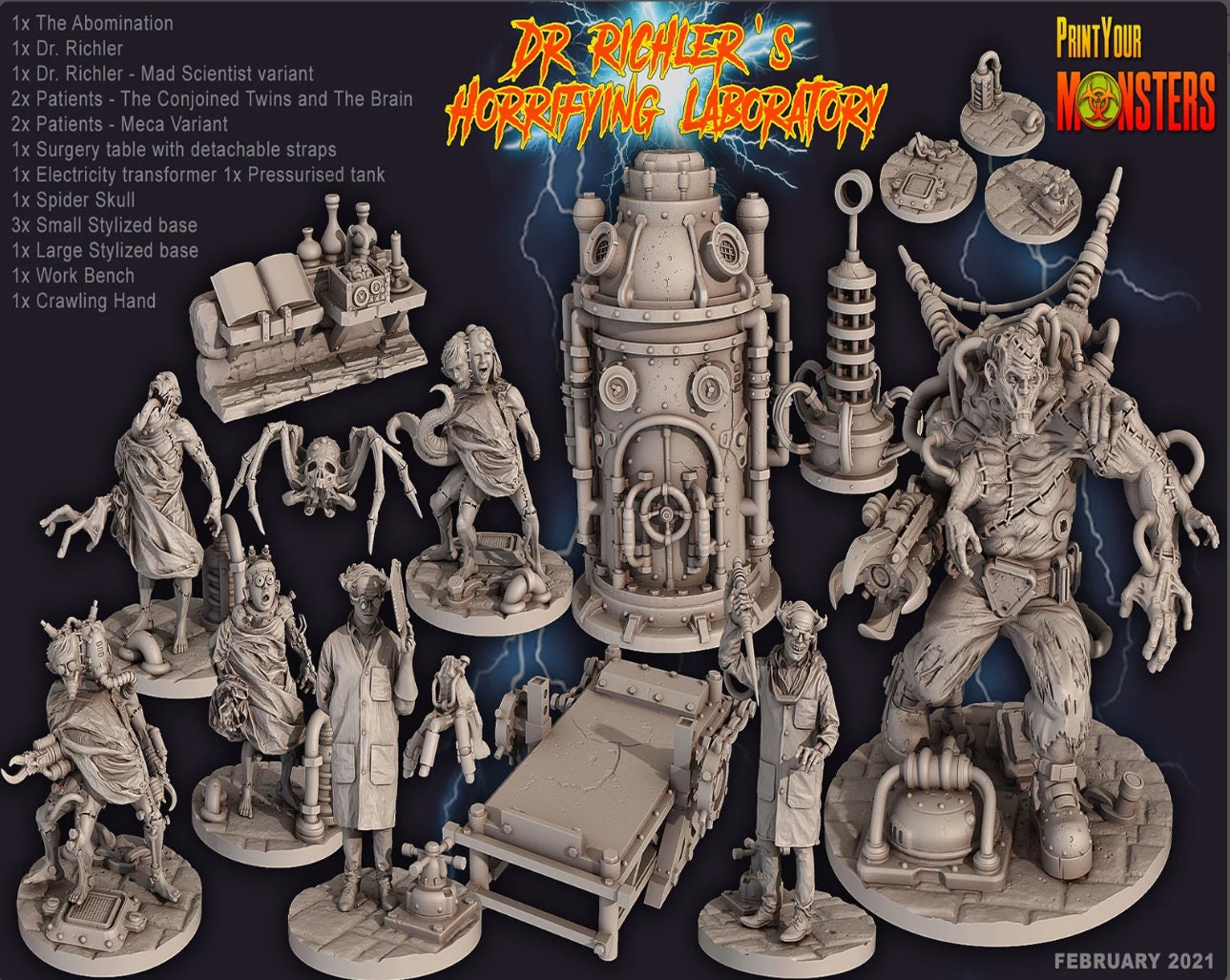 Mad Scientist Lab Table