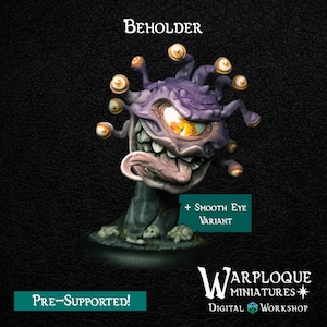 Beholder (large Aberration) / Dnd / Pathfinder / 5e / Miniature / Warp ...