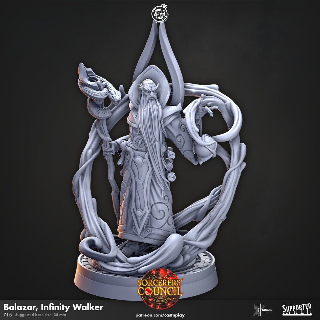 Balazar Infinity Walker / Dnd / Pathfinder / 5e / Dungeons - Etsy