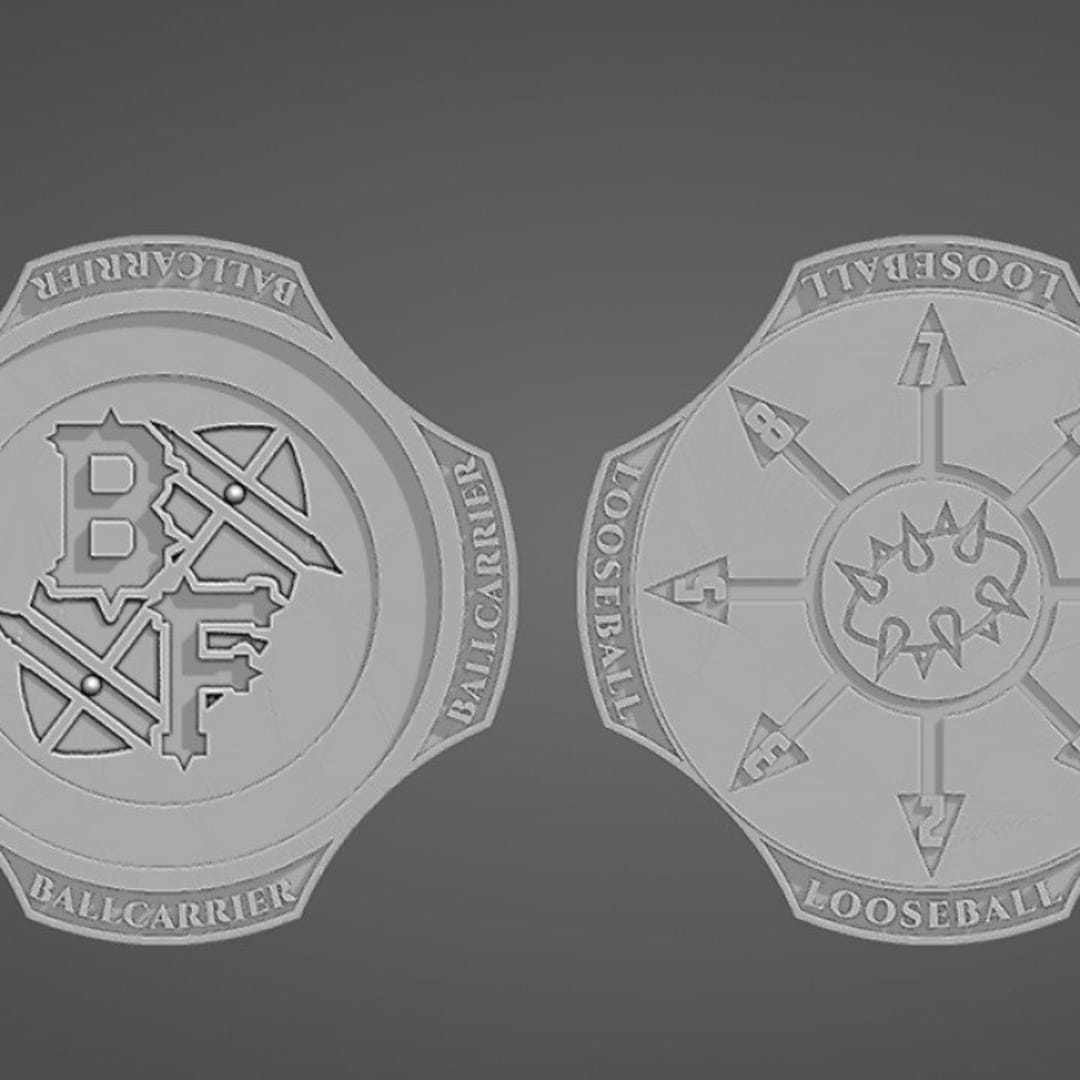 Ball Token (10 Color Choices!) / Fantasy Football / Token / Marker ...