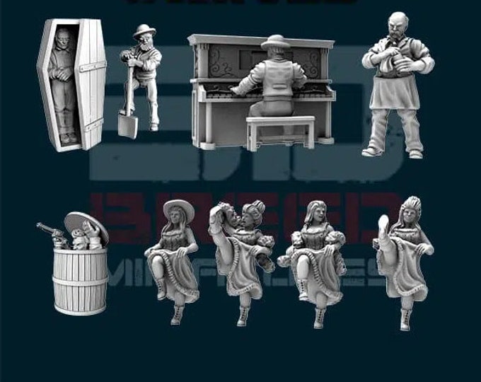 Western Civilians (11 Sculpts) / Deadlands / Doomtown / Dead Man's Hand ...