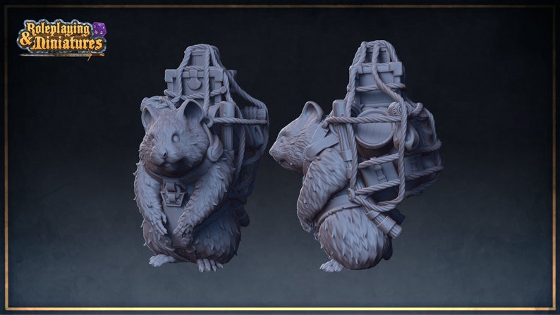 Space Hamster / Large Beast / Dnd / 5e / Pathfinder / - Etsy