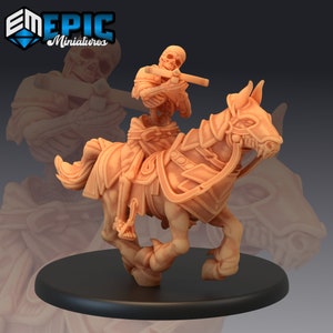 Skeleton Cavalry Army / Dnd / Pathfinder / 5e / Miniature / - Etsy