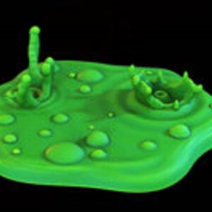 Acid Puddle (various Sizes) / Spell Effect / Dungeons and Dragons / Dnd / Pathfinder / Miniature ...