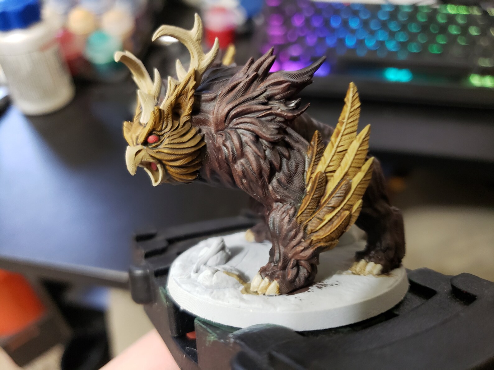 Druid Beast Form large Figure / Dnd / 5e / Pathfinder / | Etsy