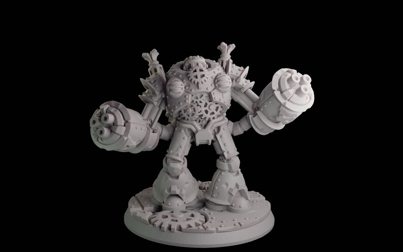 Steam Golem / Construct / Dnd / 5e / Pathfinder / Frostgrave / - Etsy