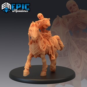 Skeleton Cavalry Army / Dnd / Pathfinder / 5e / Miniature / - Etsy