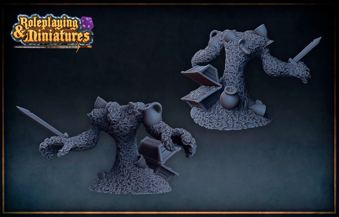 Coin Golem / Large Construct/ Dnd / 5e / Pathfinder / | Etsy