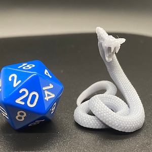 Giant Snakes (2 Sculpts) / Dnd / 5e / Pathfinder / Medium, Large, or ...