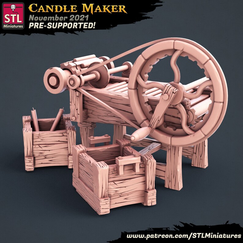Candlestick Maker Set (1 Character, Plus Tons Waxy, Drippy Scatter ...