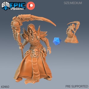 Vile Necromancer 3 Sculpts / Dnd / 5e / Pathfinder / Savage Worlds ...