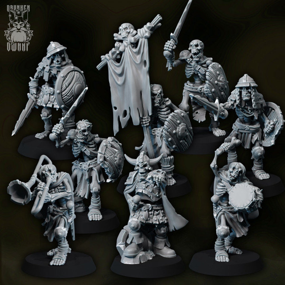 Skeleton Warriors / Dnd / Pathfinder / 5e / Dungeons and Dragons ...