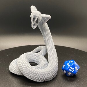 Giant Snakes (2 Sculpts) / Dnd / 5e / Pathfinder / Medium, Large, or ...