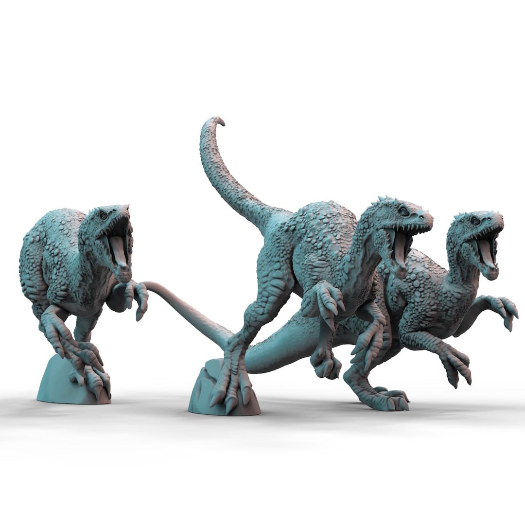 Raptors (3 Sculpts in 2 Sizes) / Dnd / 5e / Pathfinder / Savage Worlds ...