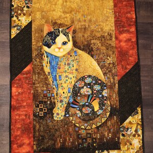 Handmade Cat Quilt (wall Hanging or Throw) - Pawsmidwest - Etsy