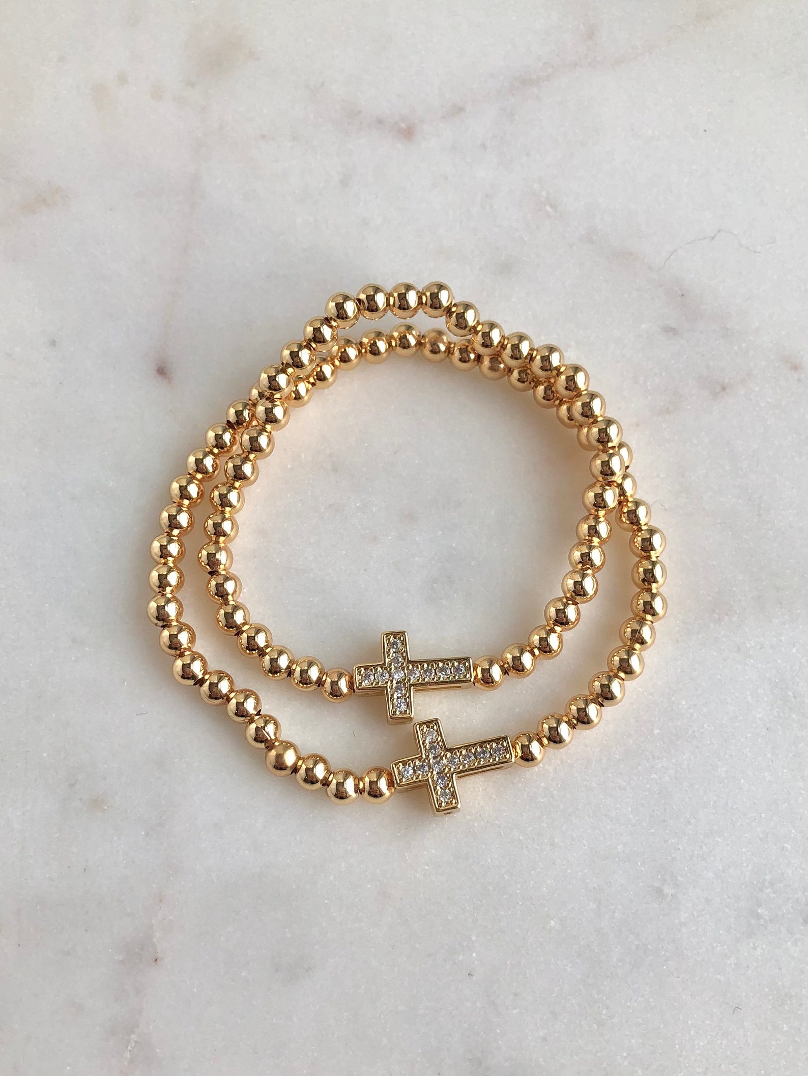 Mother Daughter Matching Cross Bracelets Religious Easter - Etsy