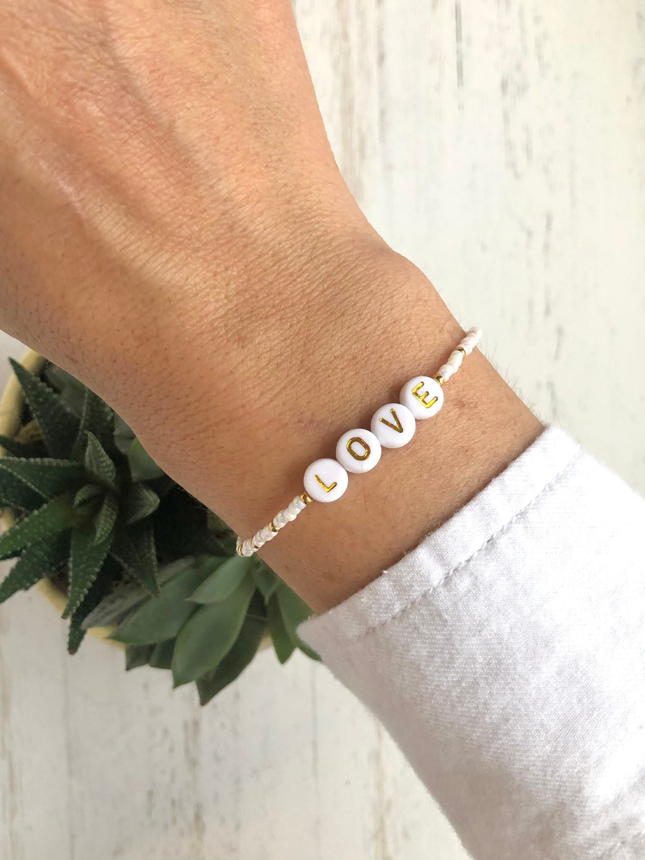 Personalized Name Bracelet Custom Name Layering Bracelet for - Etsy