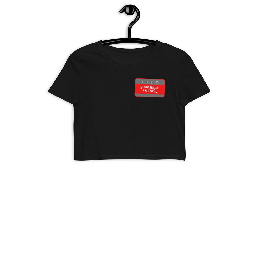 Crop Top 'game Night Uniform' - Etsy