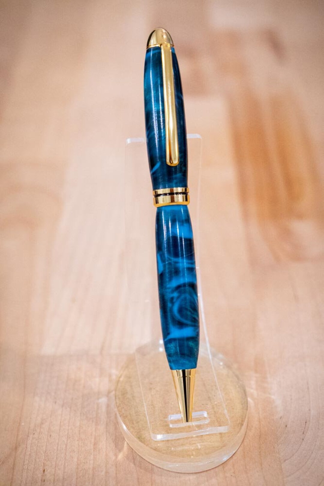 Fancy Handturned Twist Ballpoint Writing Pen, Narrator Author Writer ...