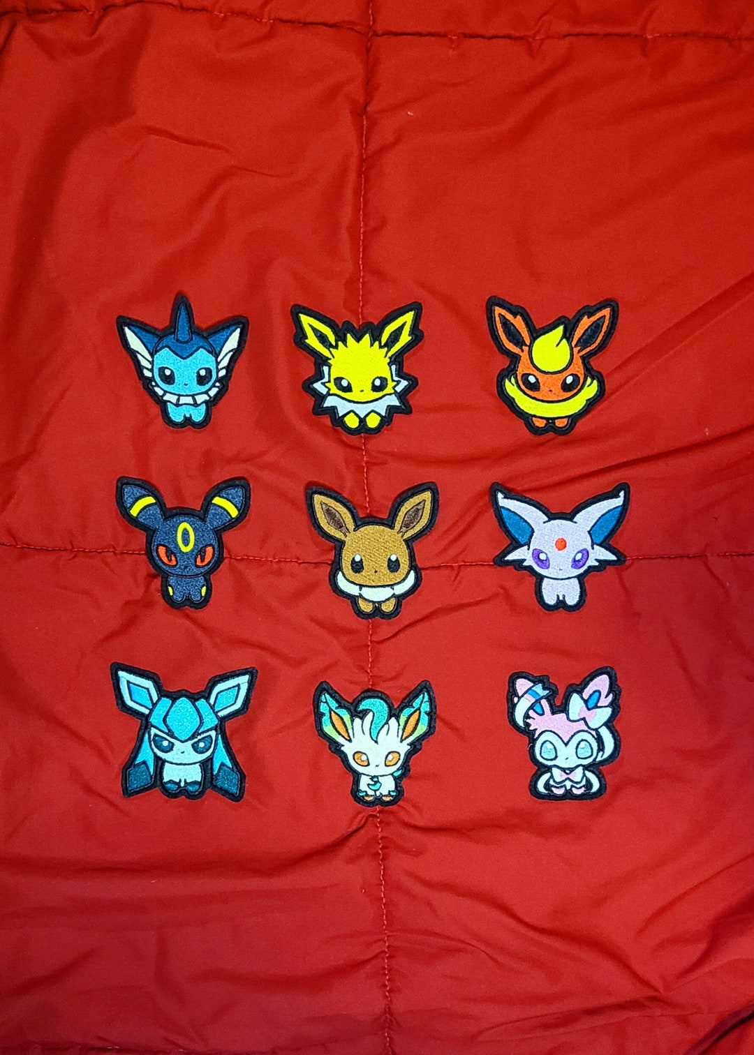Custom Chibi Eevee Evolution Patch Set Etsy 