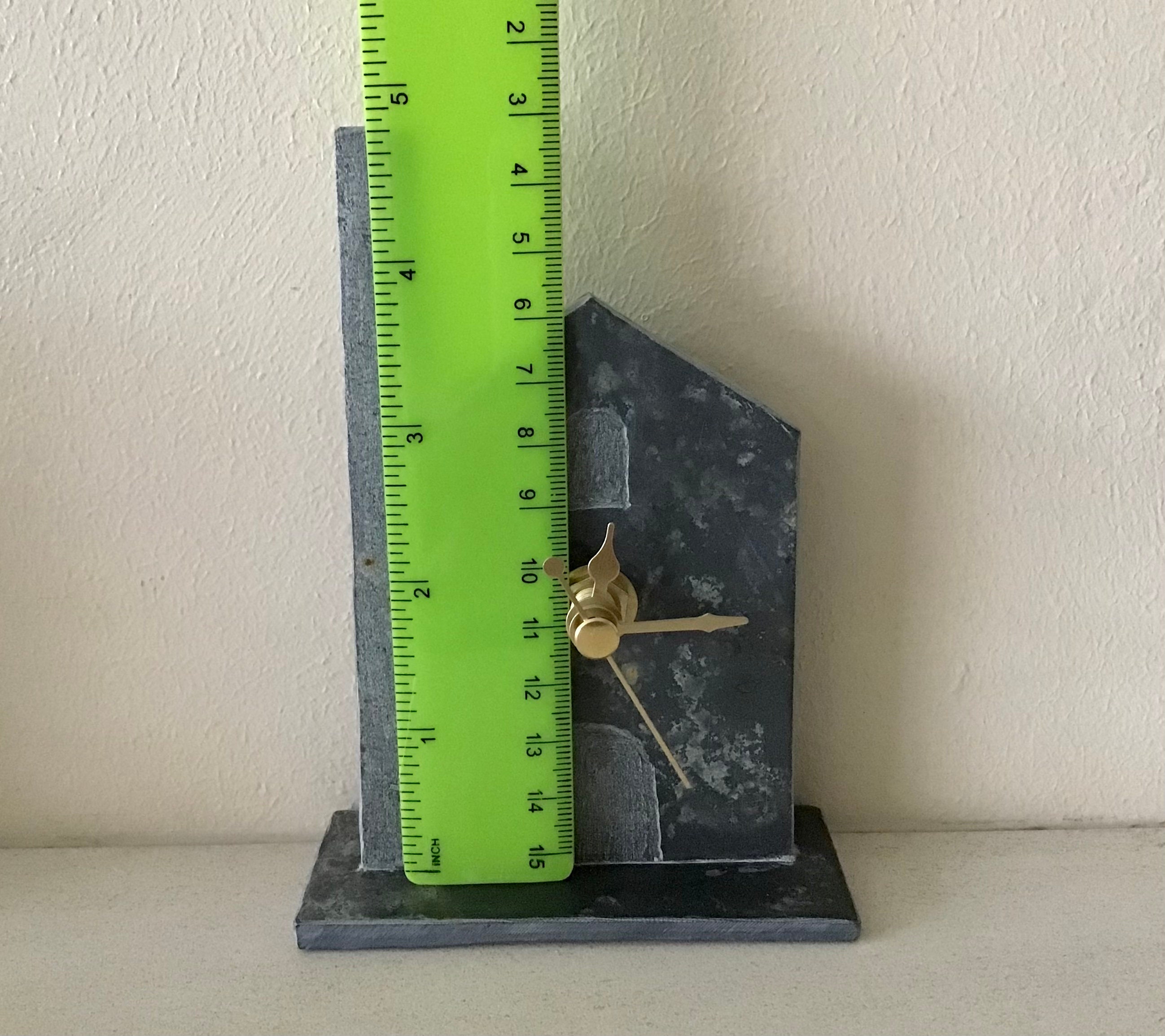 Slate Desk/mantel Clock. Cornish Tin Mining Engine House. - Etsy UK