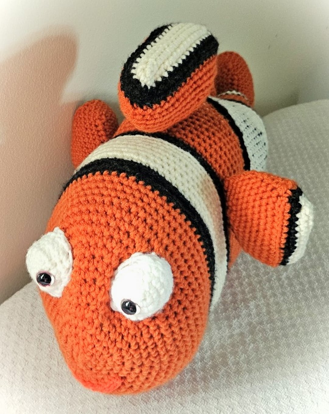 Handmade Crochet Decorative Finding Nemo Fish Pillow - Etsy