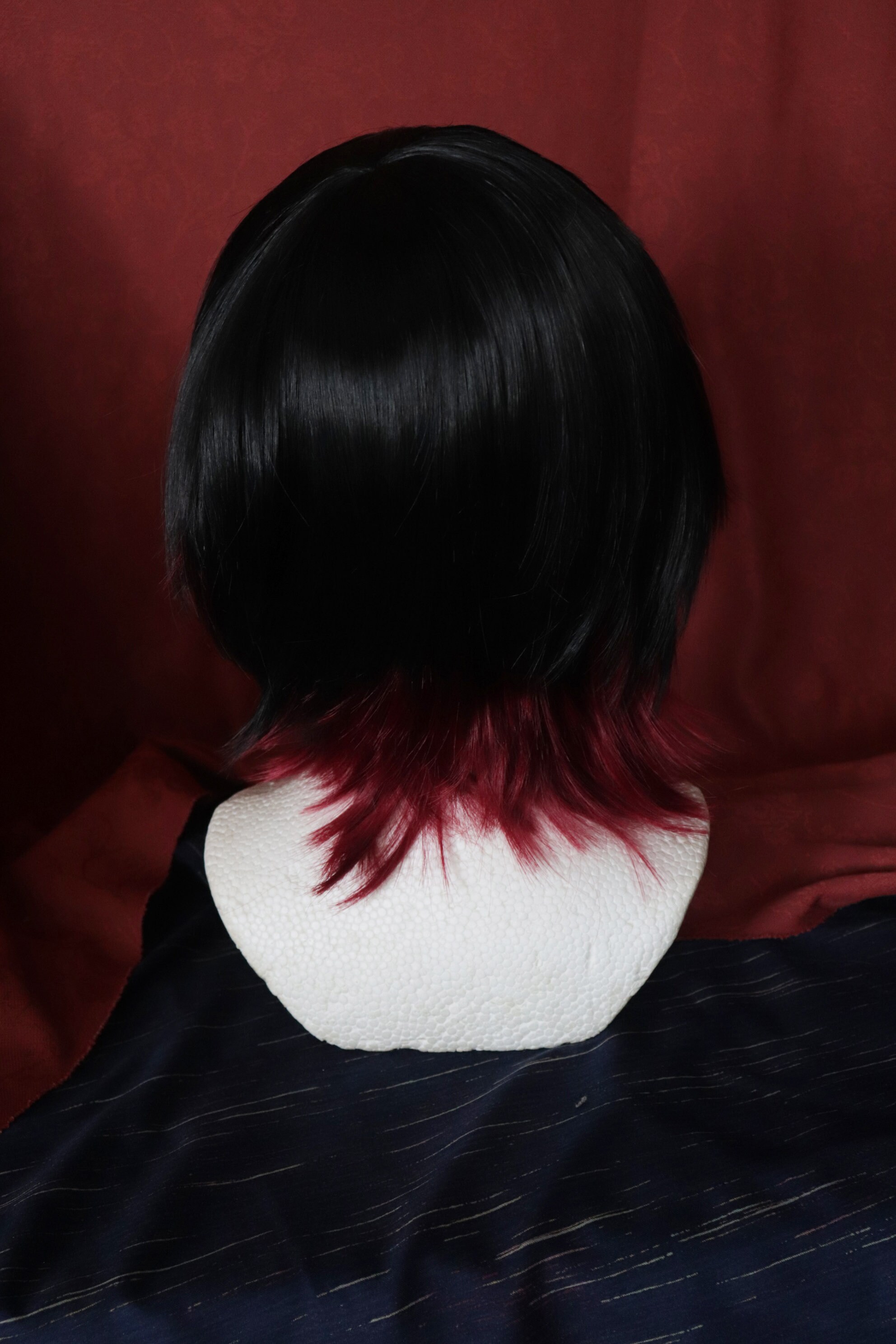 Ruby RWBY Wig Cosplay Red Black - Etsy