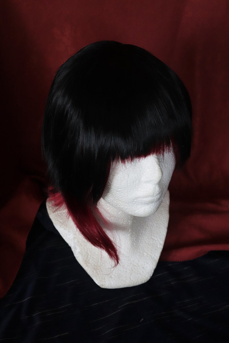 Ruby RWBY Wig Cosplay Red Black - Etsy