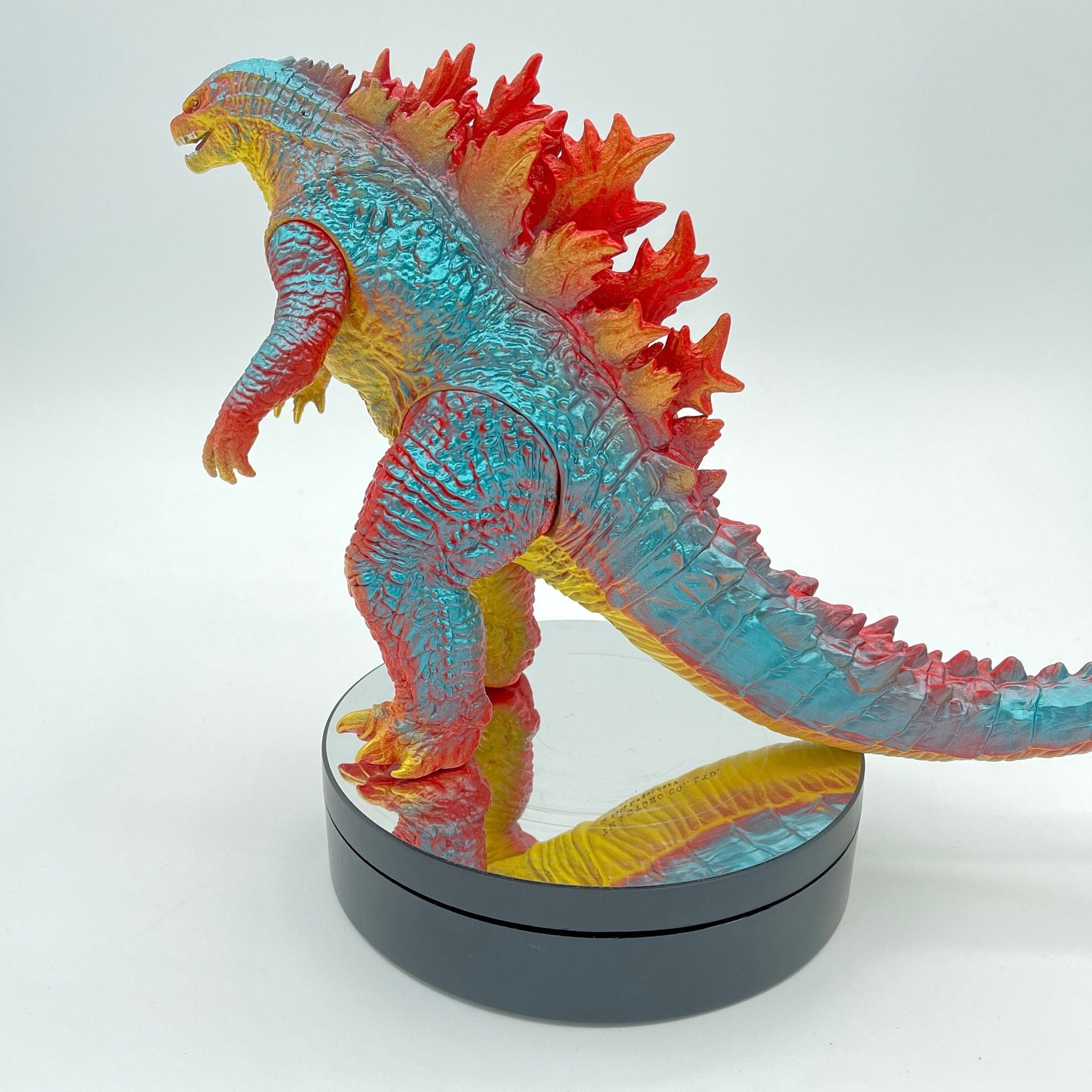 Godzilla 2021 volcano Custom Painted Sofubi Vinyl Toy by - Etsy