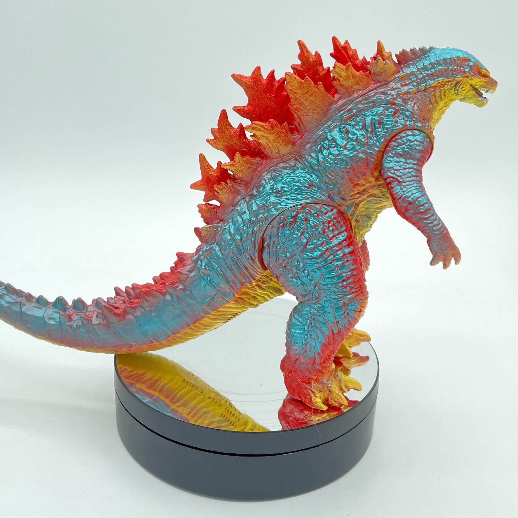 Godzilla 2021 (volcano) - Custom Painted Sofubi Vinyl Toy by Bandai - Etsy