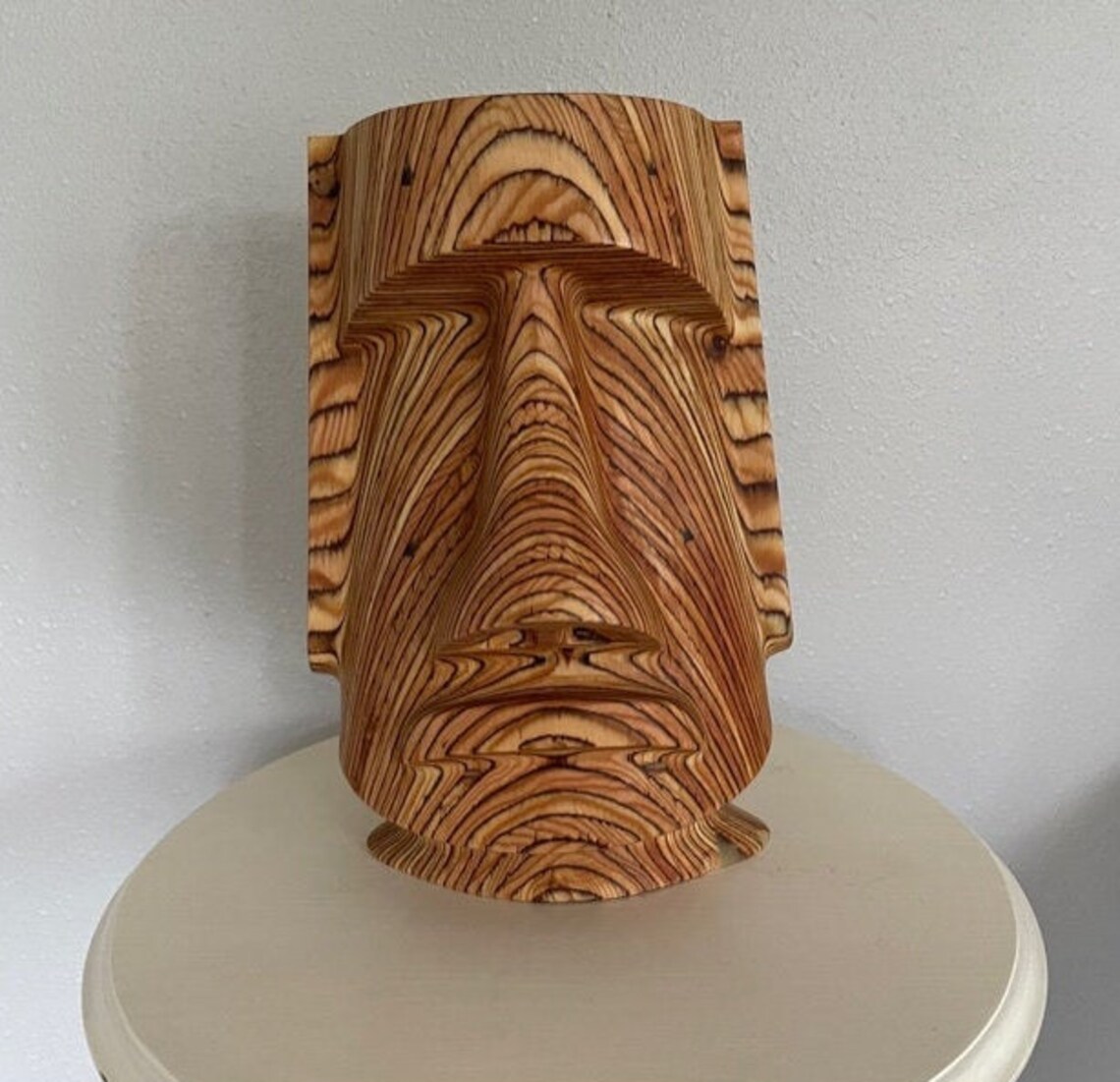 Solid Wood Moai Sculpture - Etsy