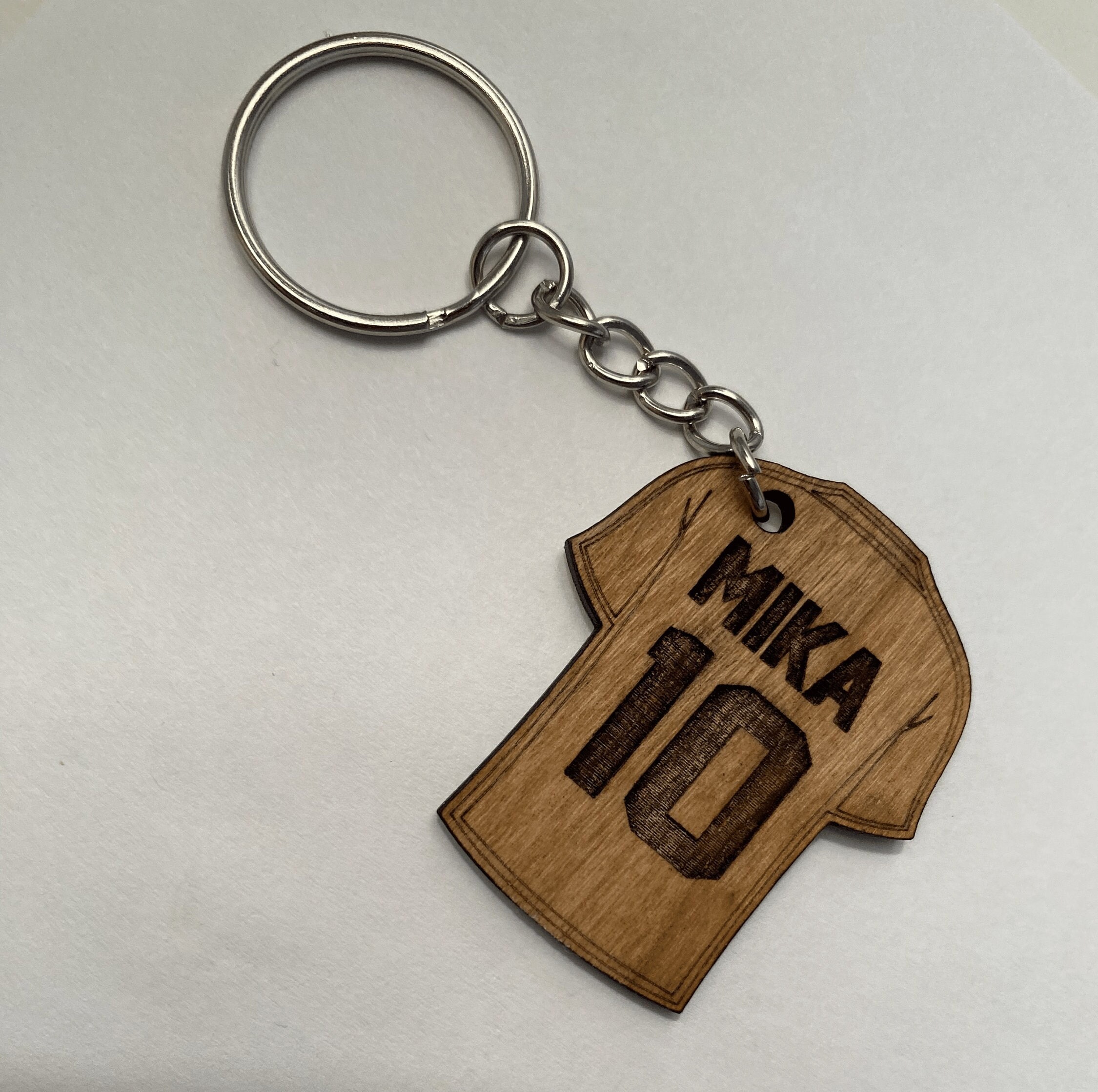 Laser Engraved Custom Soccer Keychain Sports Keychain - Etsy