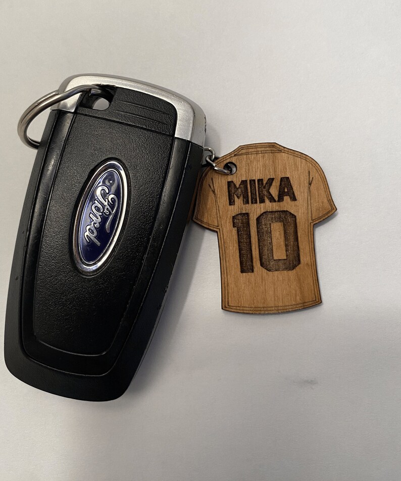 Laser Engraved Custom Soccer Keychain Sports Keychain - Etsy