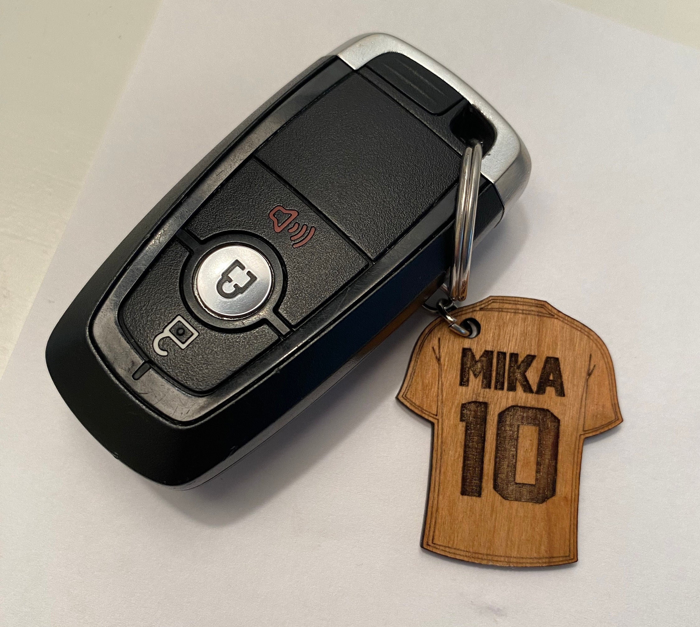 Laser Engraved Custom Soccer Keychain Sports Keychain - Etsy