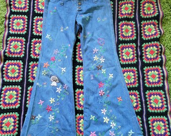 Red Snap Jeans - Etsy