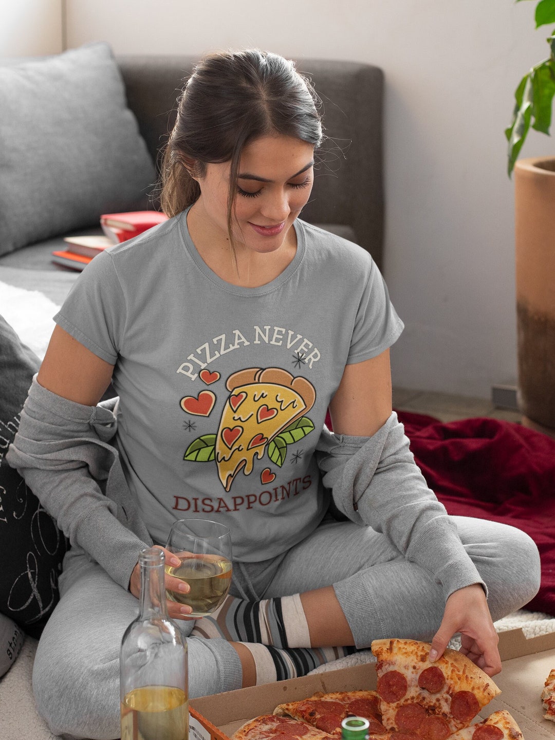 Pizza Never Disappoints Digital PNG Design for Foodies and Pizza Lovers ...