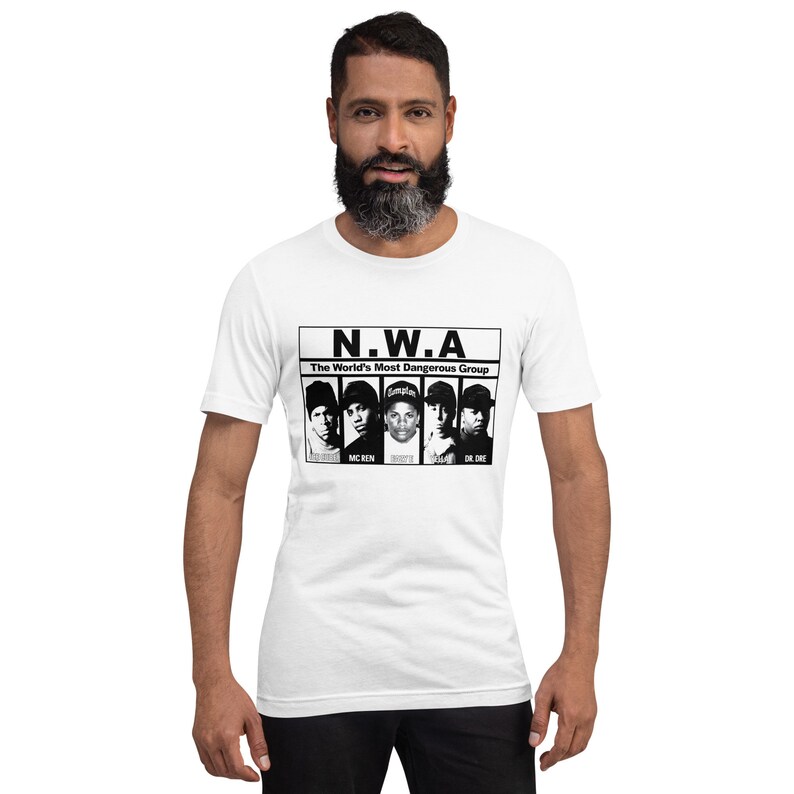 NWA Tshirt NWA Apparel 90s Hiphop Outfit Hiphop Tshirt 2pac Shirt NWA ...