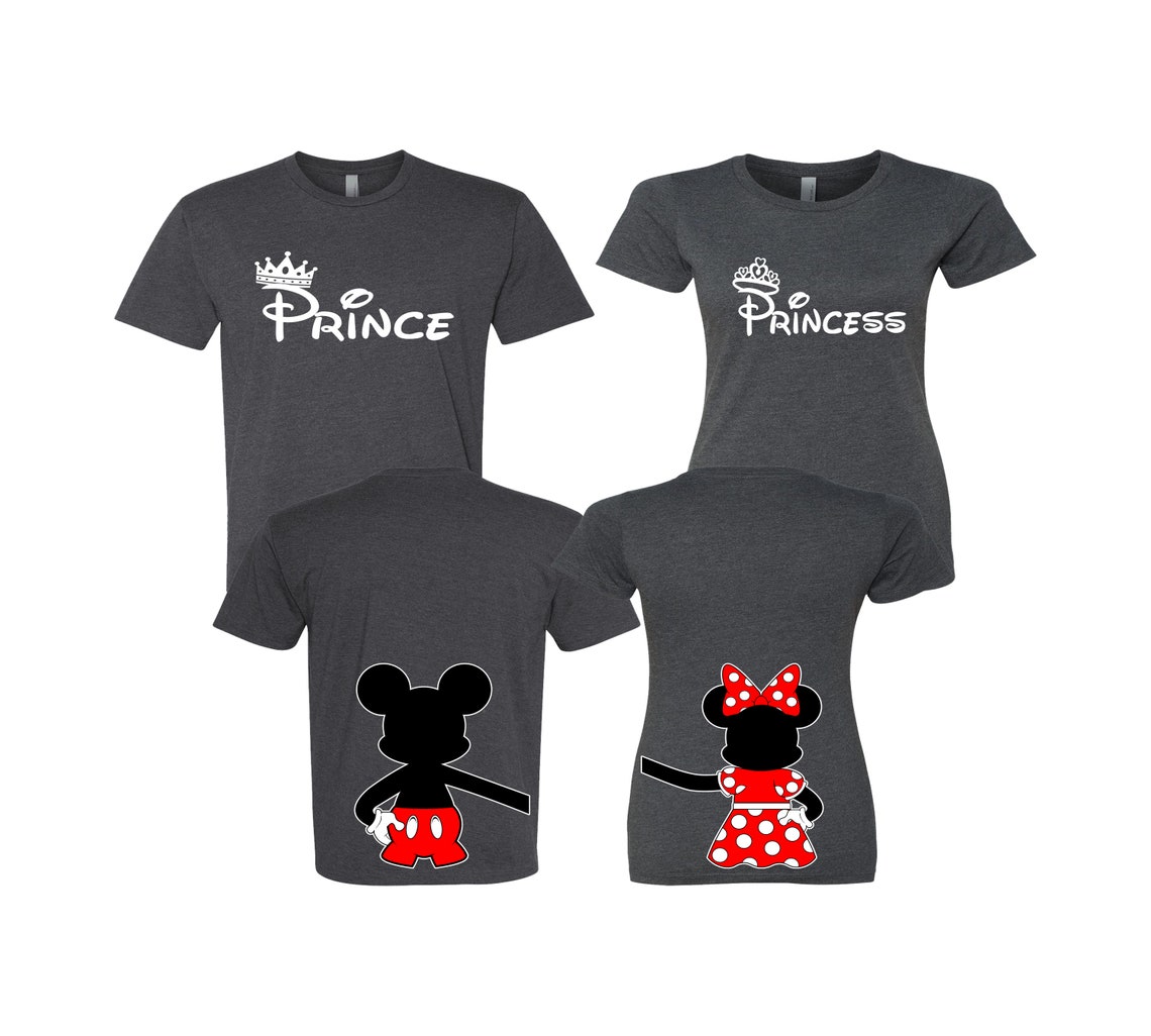 Prince and Princess Matching Couple T-shirts King and Queen - Etsy