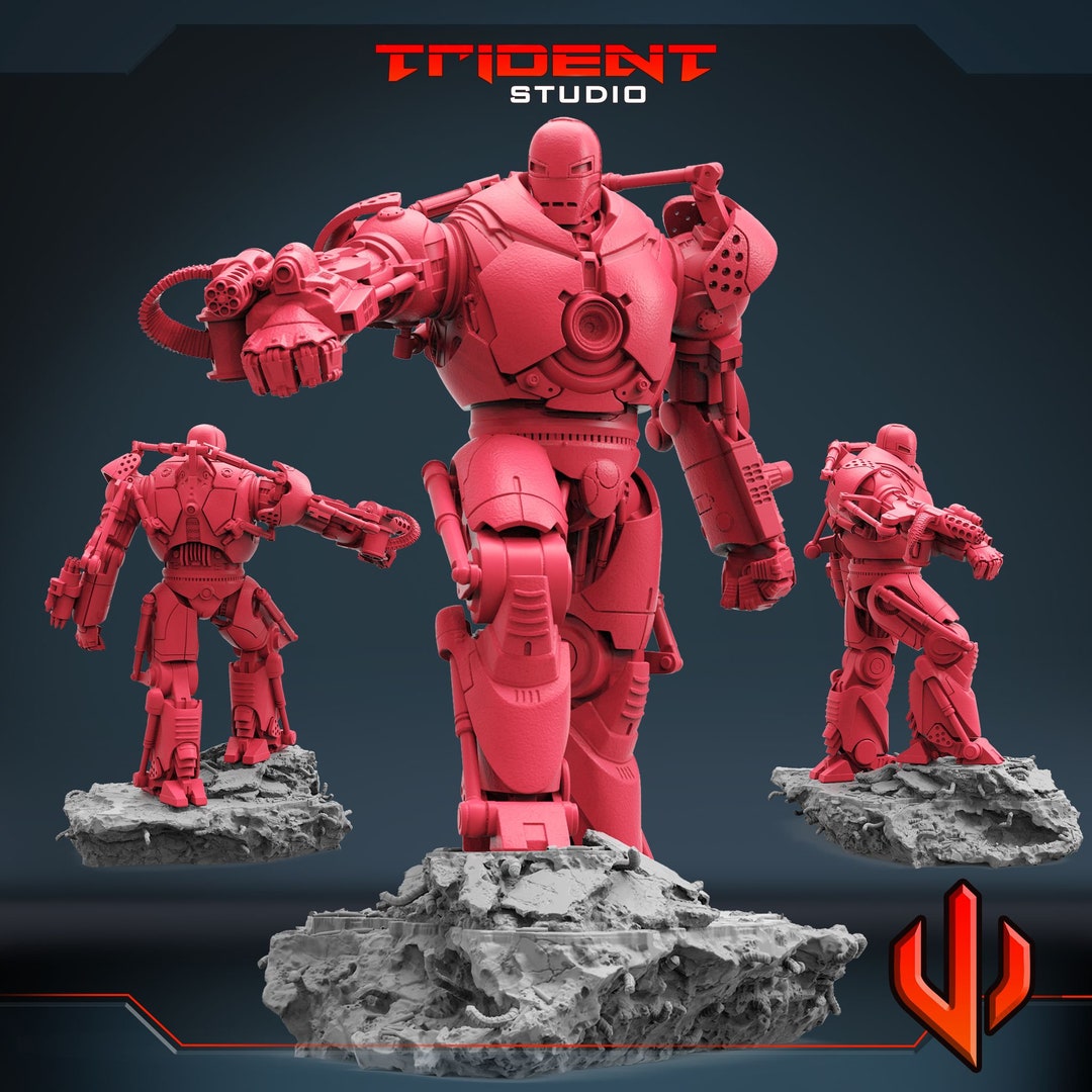Iron Monger by Trident Studio for 40mm Wargaming Tabletop 3d - Etsy