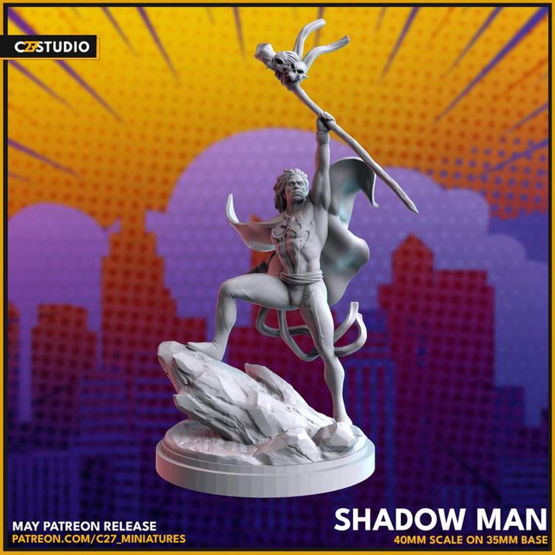 Shadow Man Aka Dr. Voodoo by C27 for 40 Mm Wargaming Tabletop 3d ...