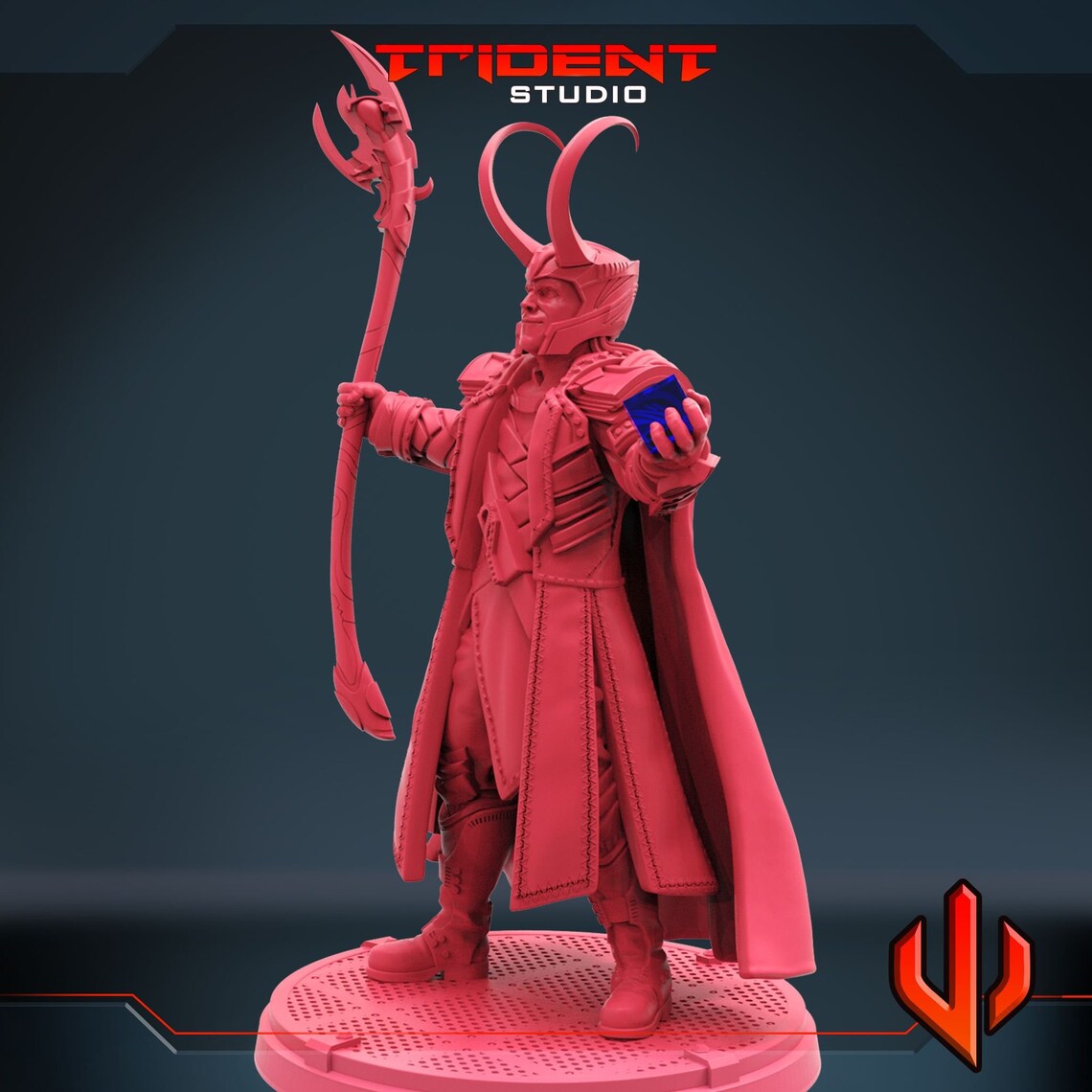 Loki God of Chaos by Trident Studio for 40 Mm Wargaming | Etsy