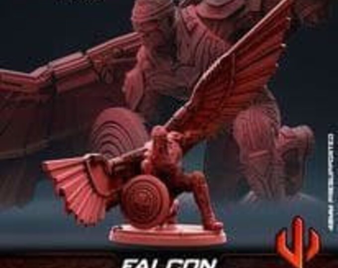 Falcon Aka Sam Wilson by Trident Studio for 40 Mm Wargaming Tabletop 3d Printed Resin Marvel ...