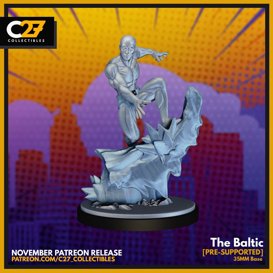 The Baltic Aka Iceman by C27 for 40 Mm Wargaming Tabletop 3d Printed ...