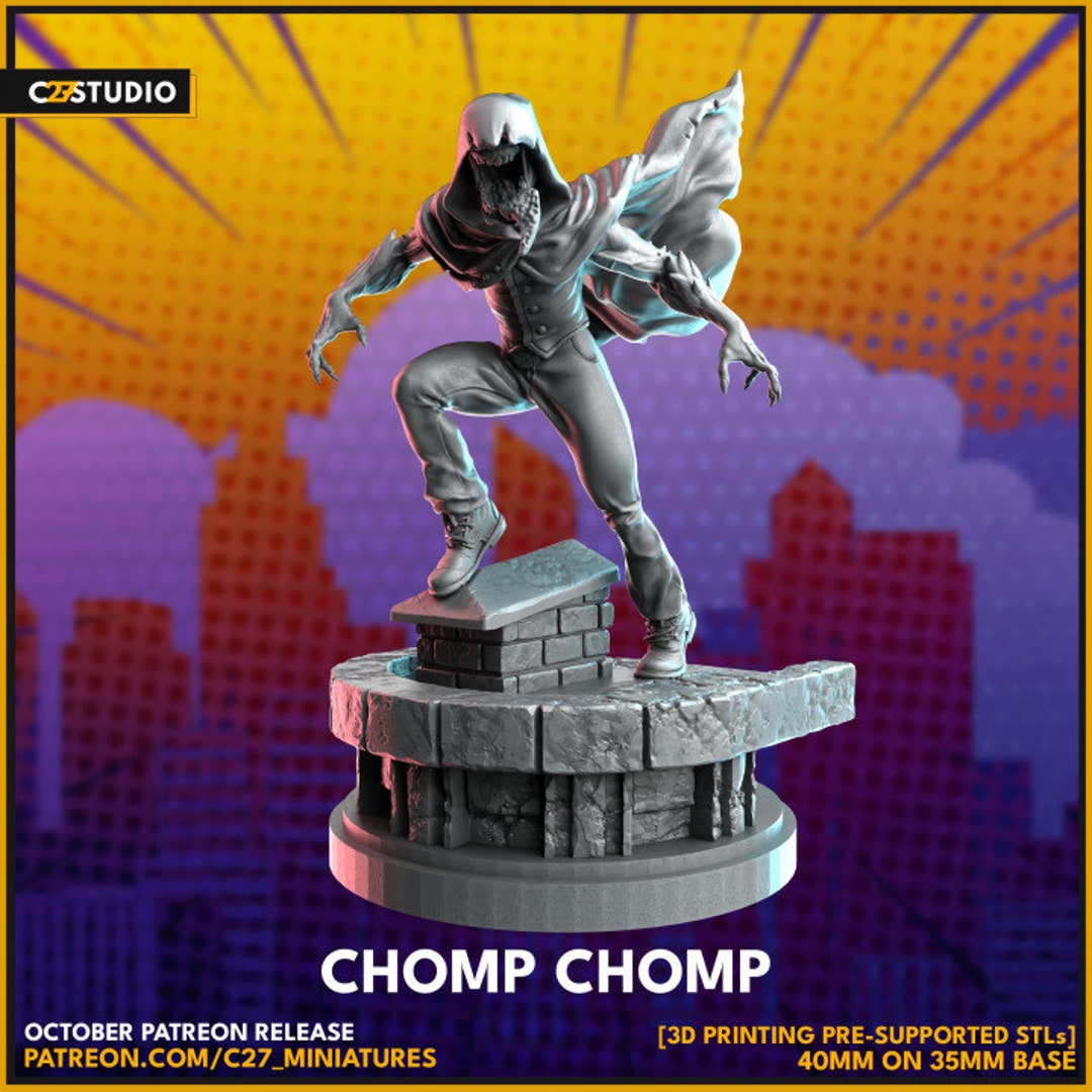 Chomp Chomp Aka Hood Demon Variant by C27 for 40mm Wargaming Tabletop 3d Printed Resin Marvel ...