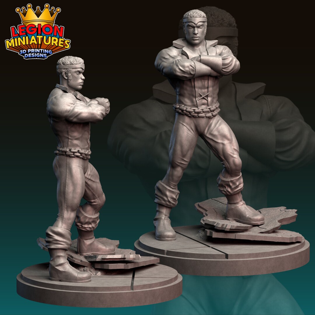 Luke Cage Fanart by Legion Miniatures for 40mm Wargaming Tabletop ...