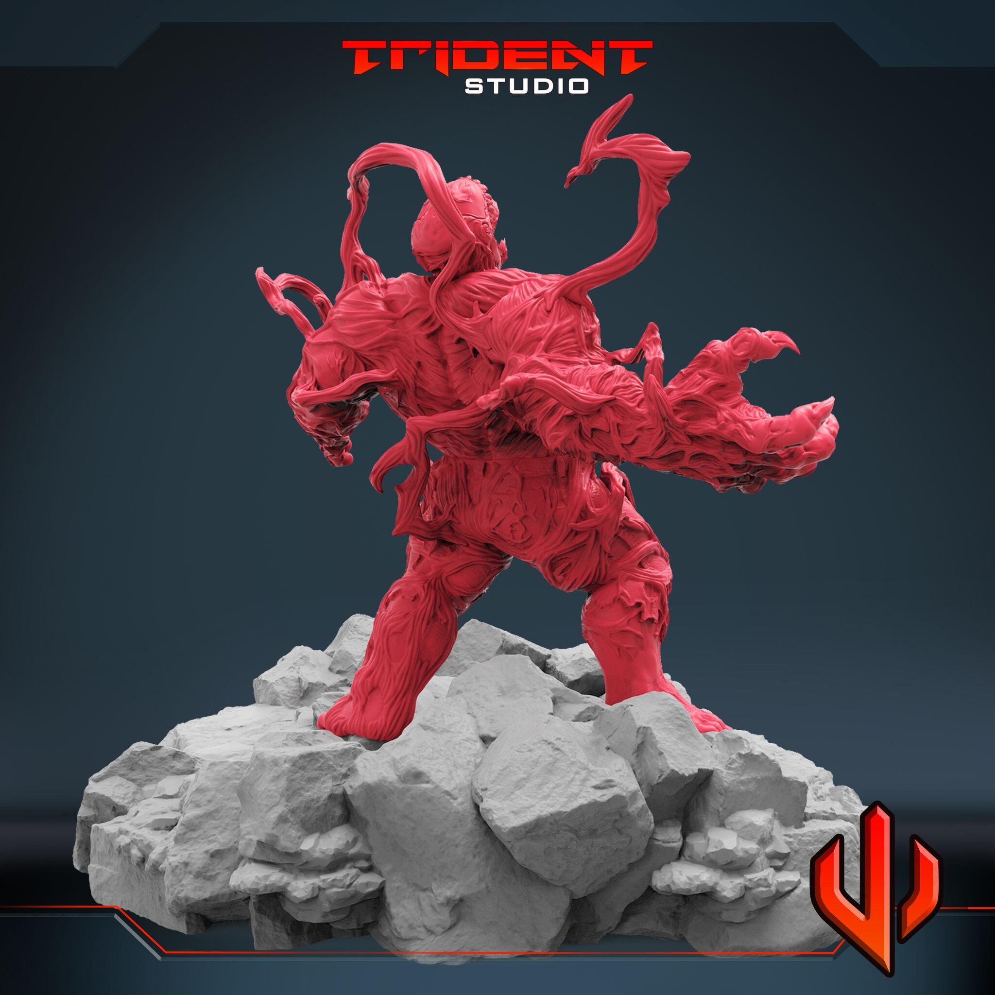 Venomized Hulk Variant AB by Trident Studio for 40 Mm - Etsy